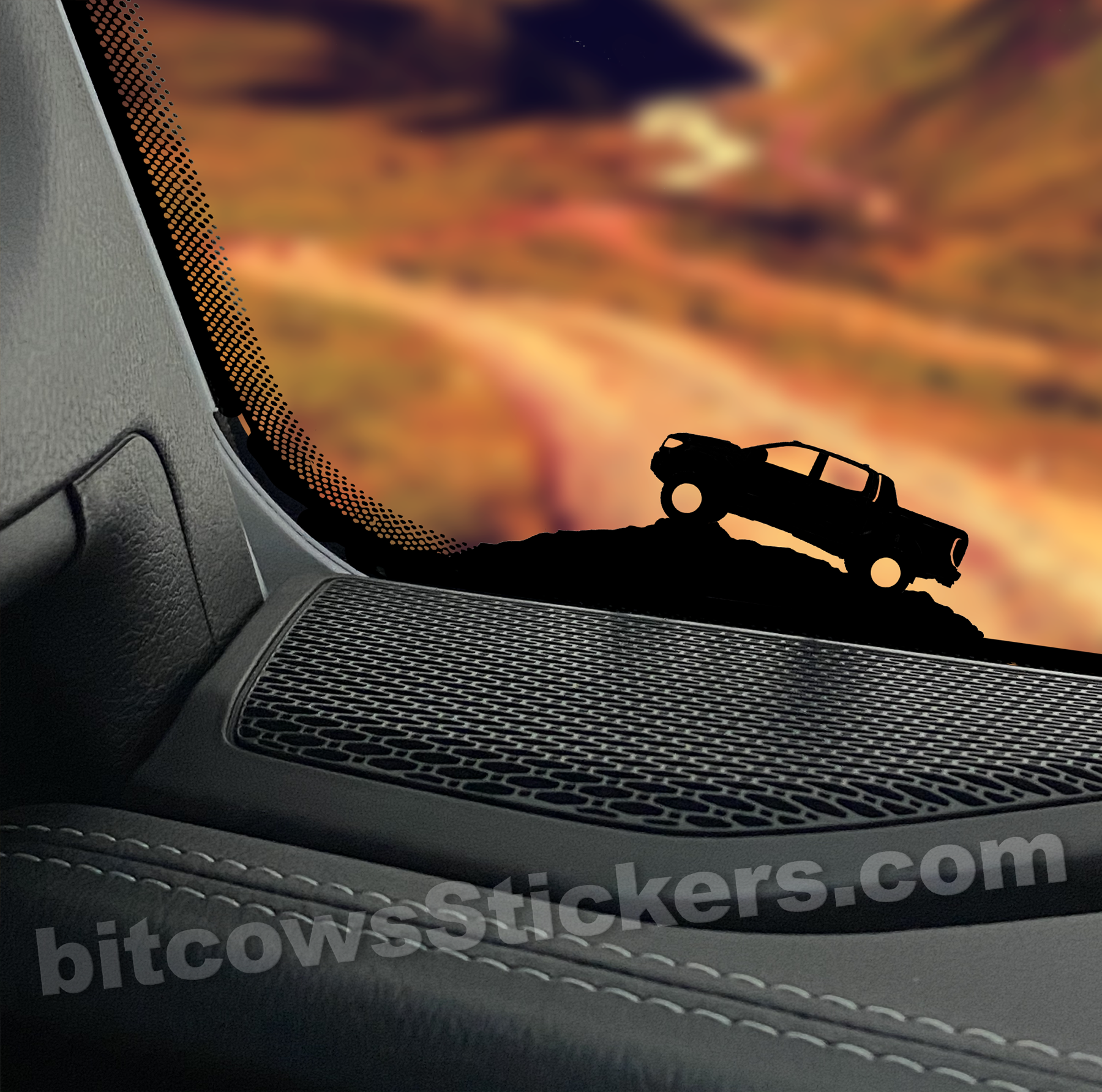 2-Pack Ford Ranger Raptor Windshield Hill Easter Egg Decal Sticker ...